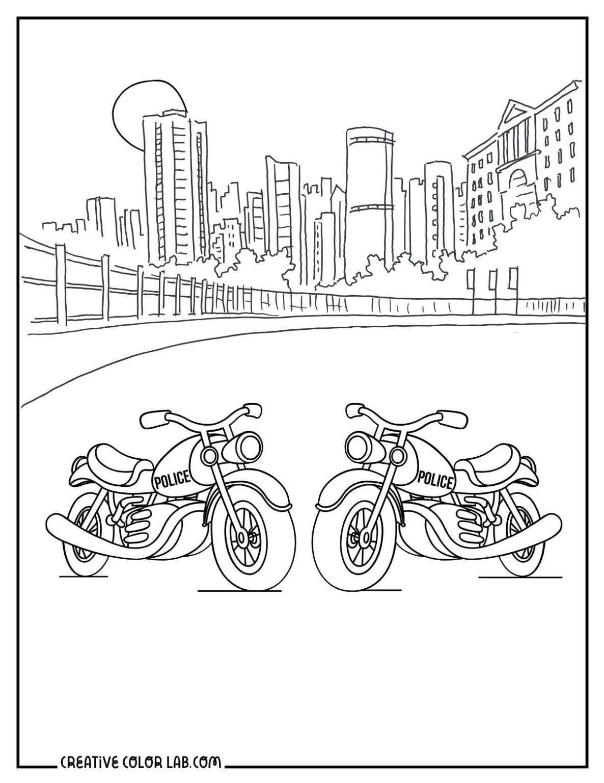 27 Police Car Coloring Pages | Free PDF Printables