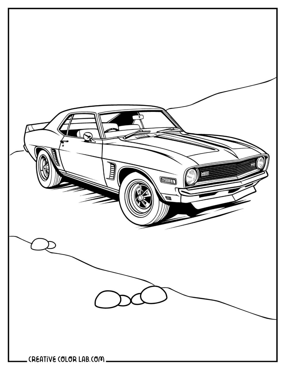 Car Coloring Pages | Free PDFs