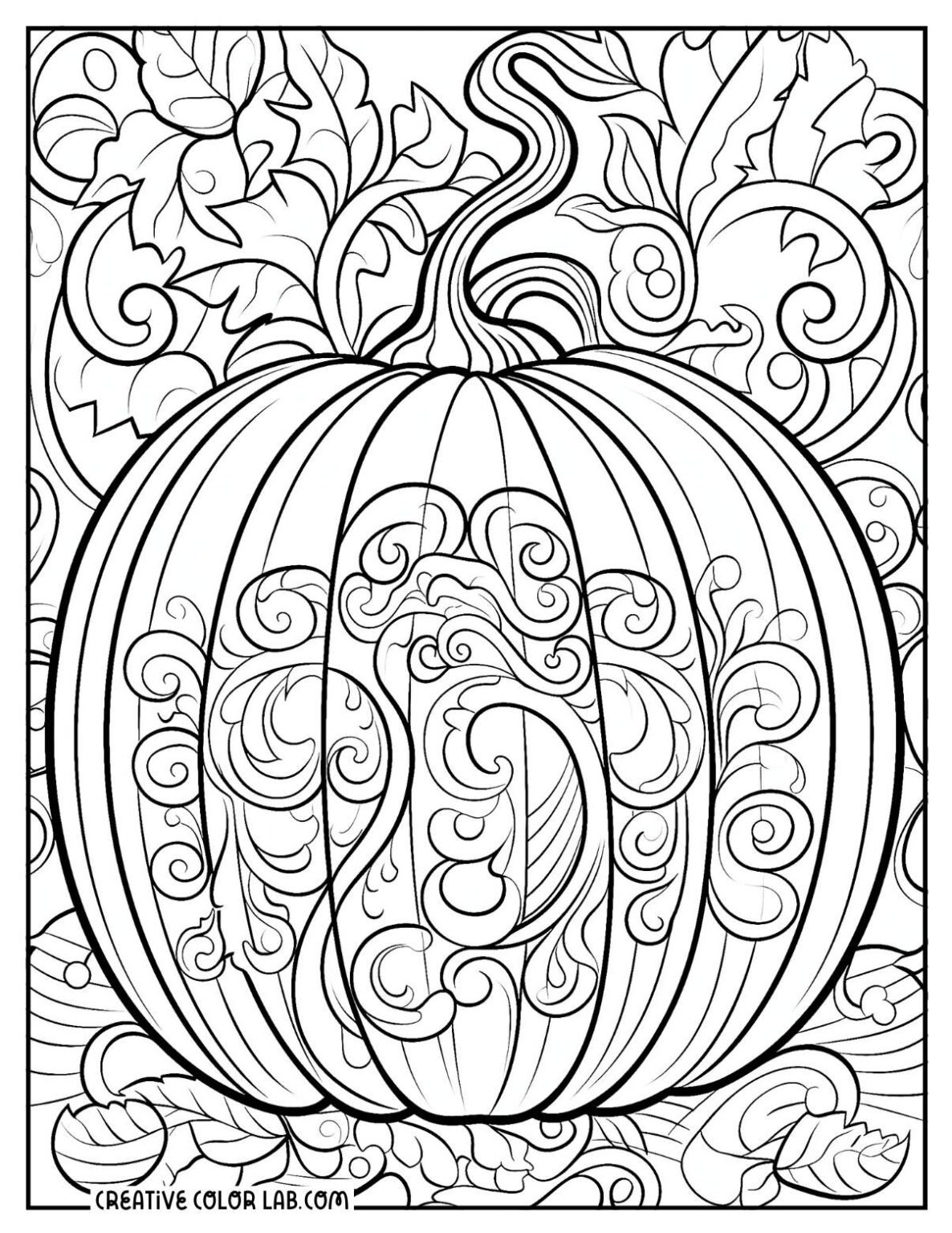 12 Halloween Zentangle Coloring Pages | Free PDF Printables