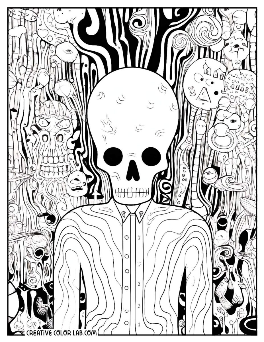 15 Scary Halloween Coloring Pages | Free PDF Printables