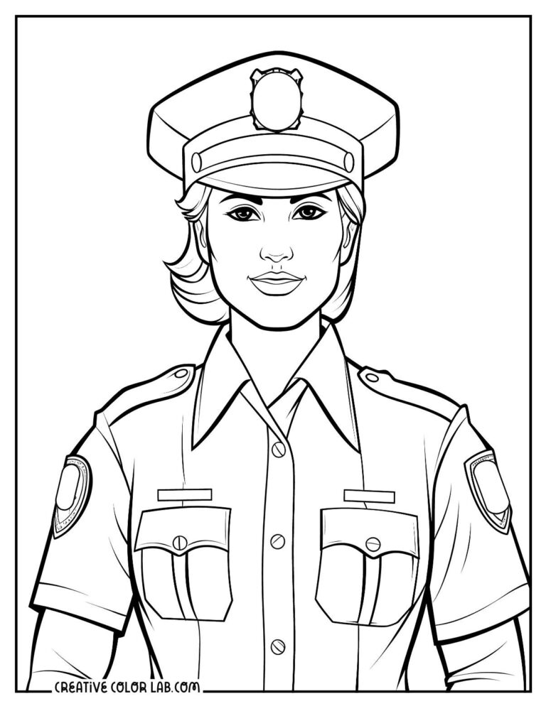29 Police Coloring Pages | Free PDF Printables