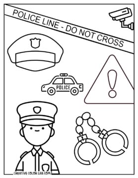 27 Police Car Coloring Pages | Free PDF Printables