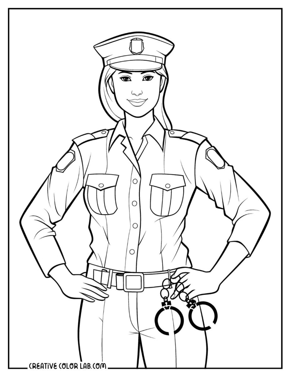 29 Police Coloring Pages | Free PDF Printables