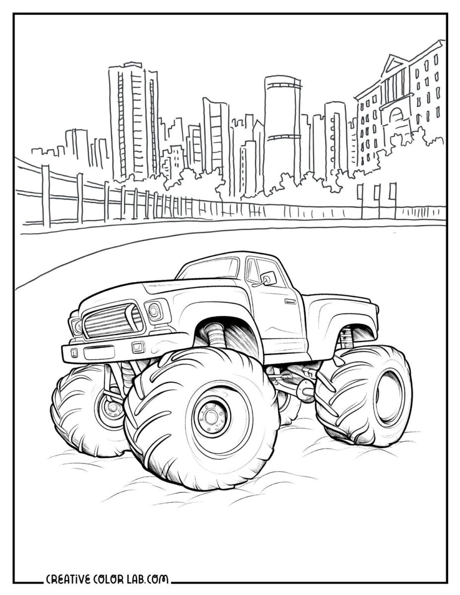 15 Monster Truck Coloring Pages | Free PDF Printables