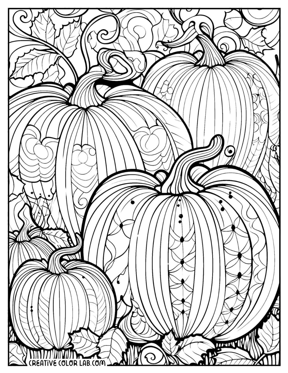 Halloween Zentangle Coloring Pages | PDF Printables