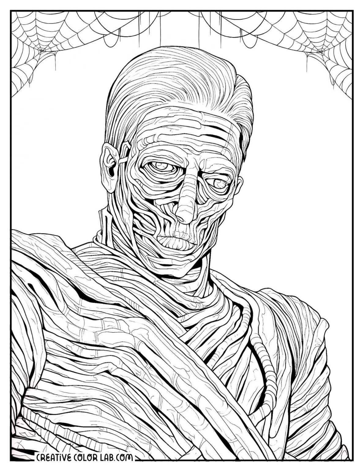 Scary Halloween Coloring Pages | Free Printables