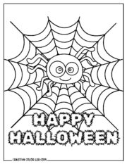 Spider Coloring Pages for Halloween + Beyond