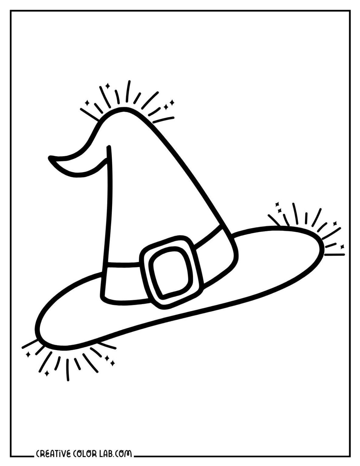 Witch Coloring Pages | Free PDFs