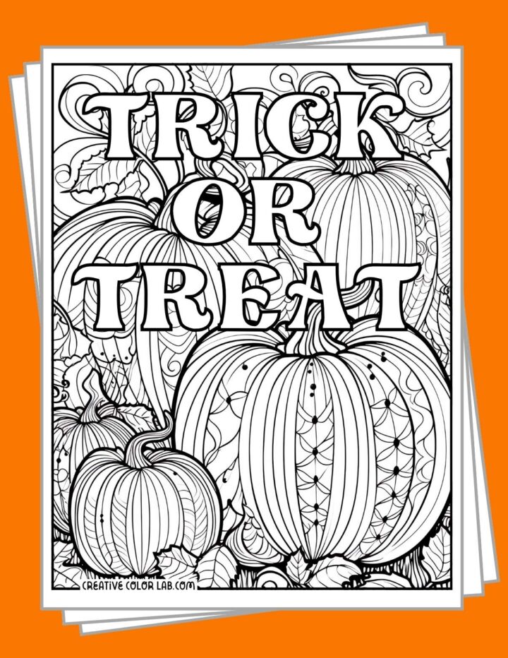 Collection of Chilling Halloween Coloring Pages