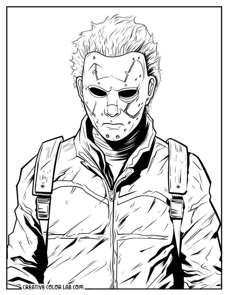 Michael Myers Coloring Pages | PDF Printables to Color