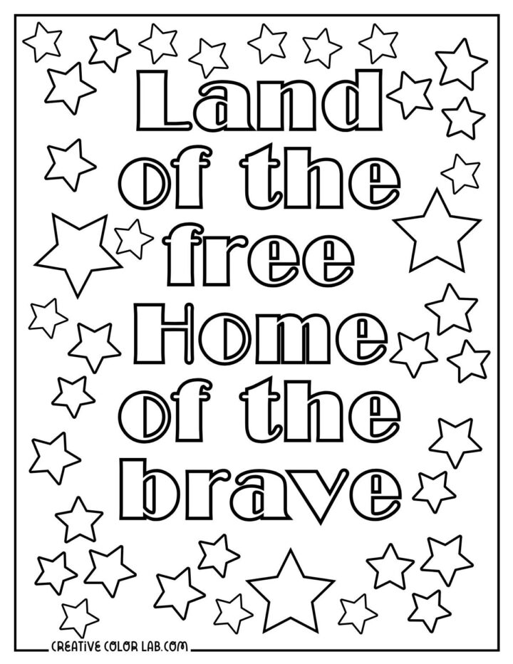 Printable Veteran's Day Coloring Pages