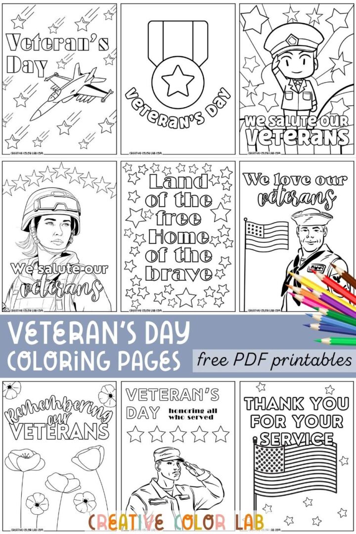 Printable Veteran's Day Coloring Pages