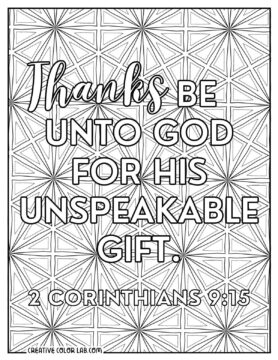 Christian Thanksgiving Coloring Pages for Sunday School