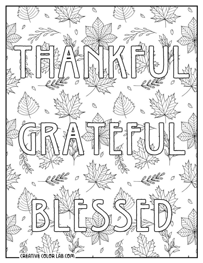 Christian Thanksgiving Coloring Pages for Sunday School