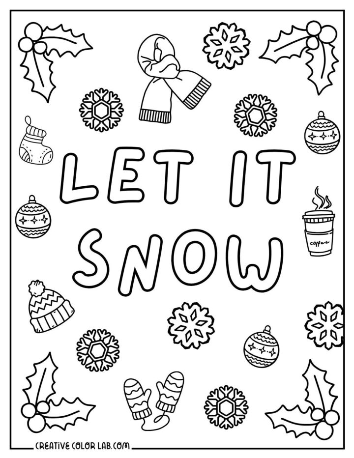 43 Christmas Coloring Pages | Free PDF Printables