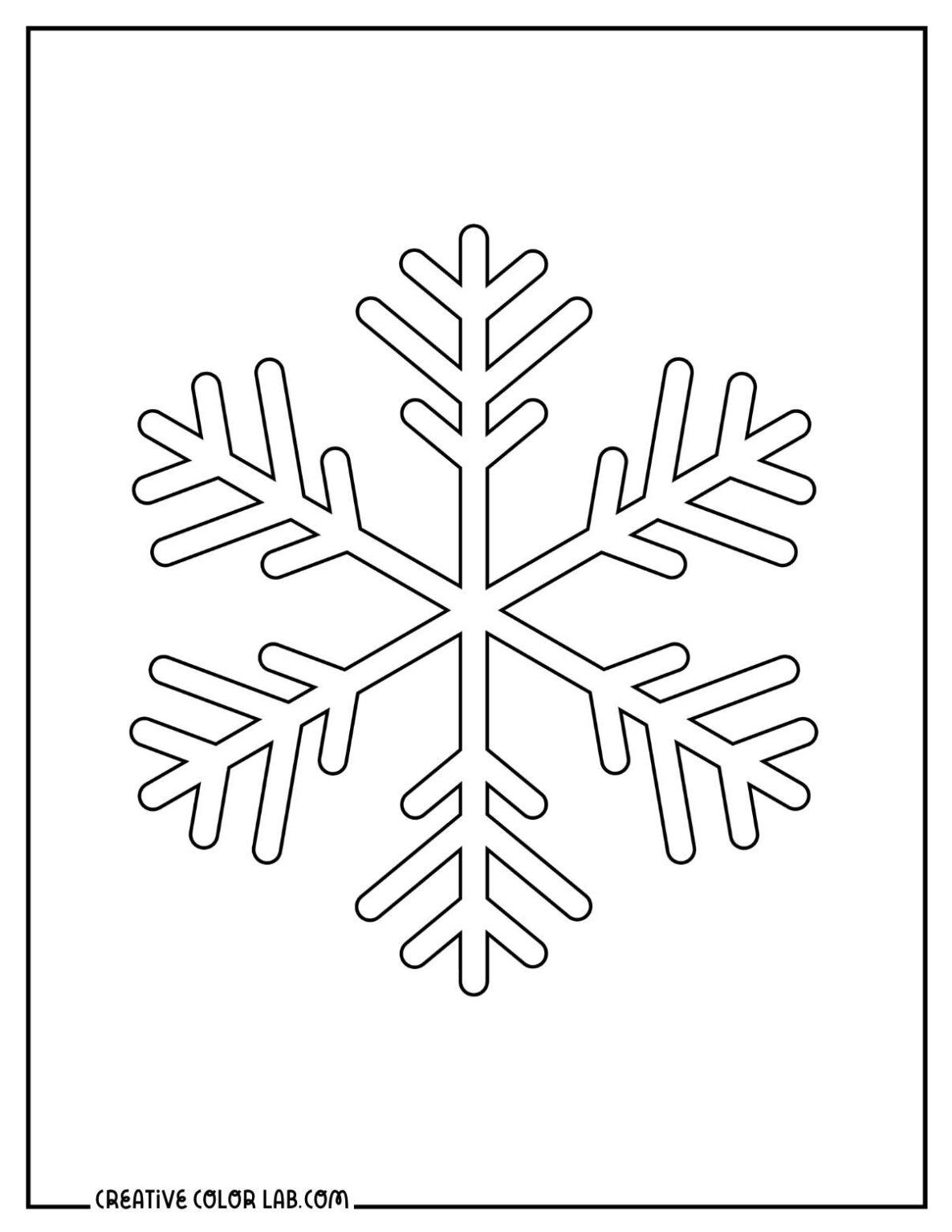 Christmas Snowflake Coloring Pages | Printable PDFs to Download