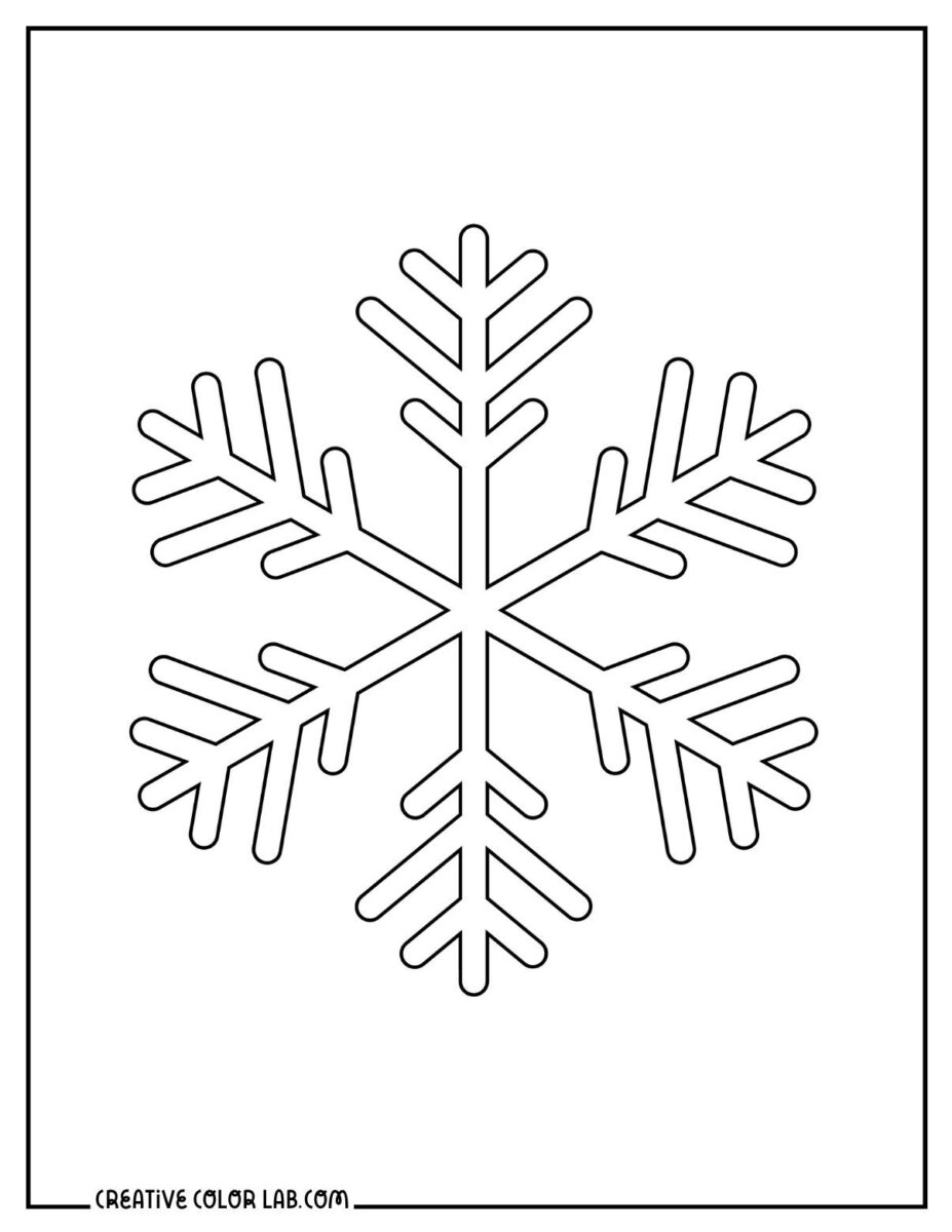 Christmas Snowflake Coloring Pages | Printable PDFs to Download