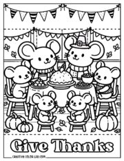 Free Thanksgiving Coloring Pages
