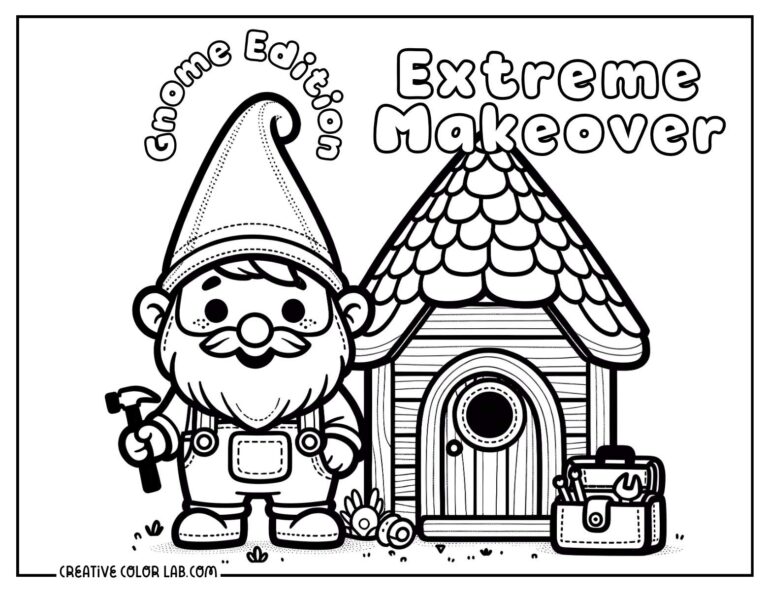 17 Christmas Gnome Coloring Pages | Free PDF Printables