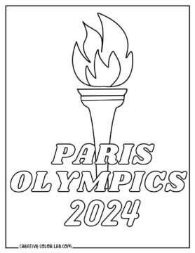 Printable Olympic Coloring Sheets