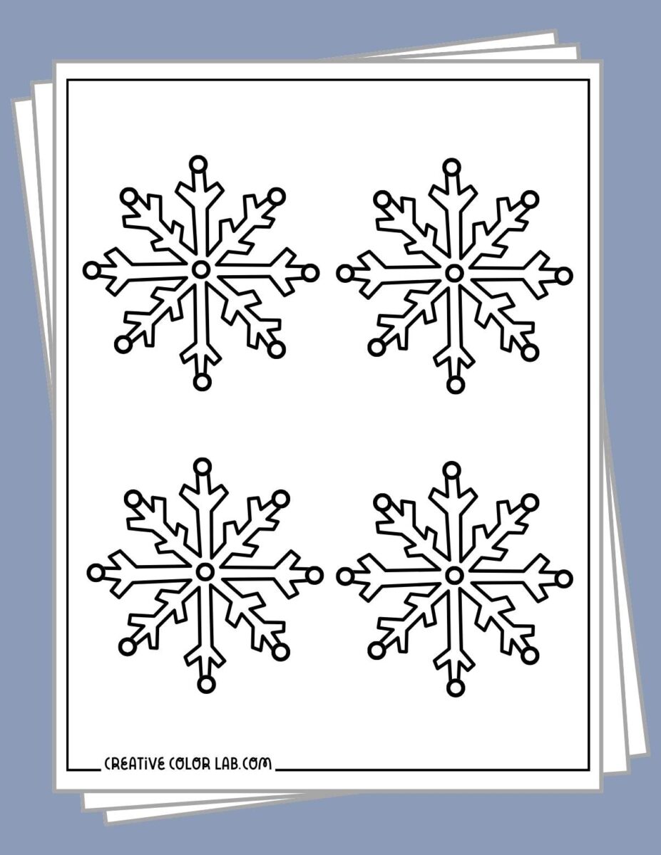 Printable December Coloring Pages