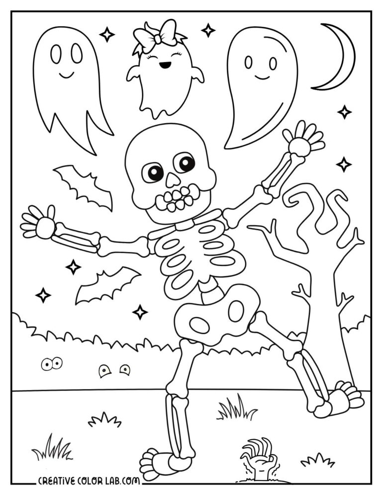 Collection of Chilling Halloween Coloring Pages