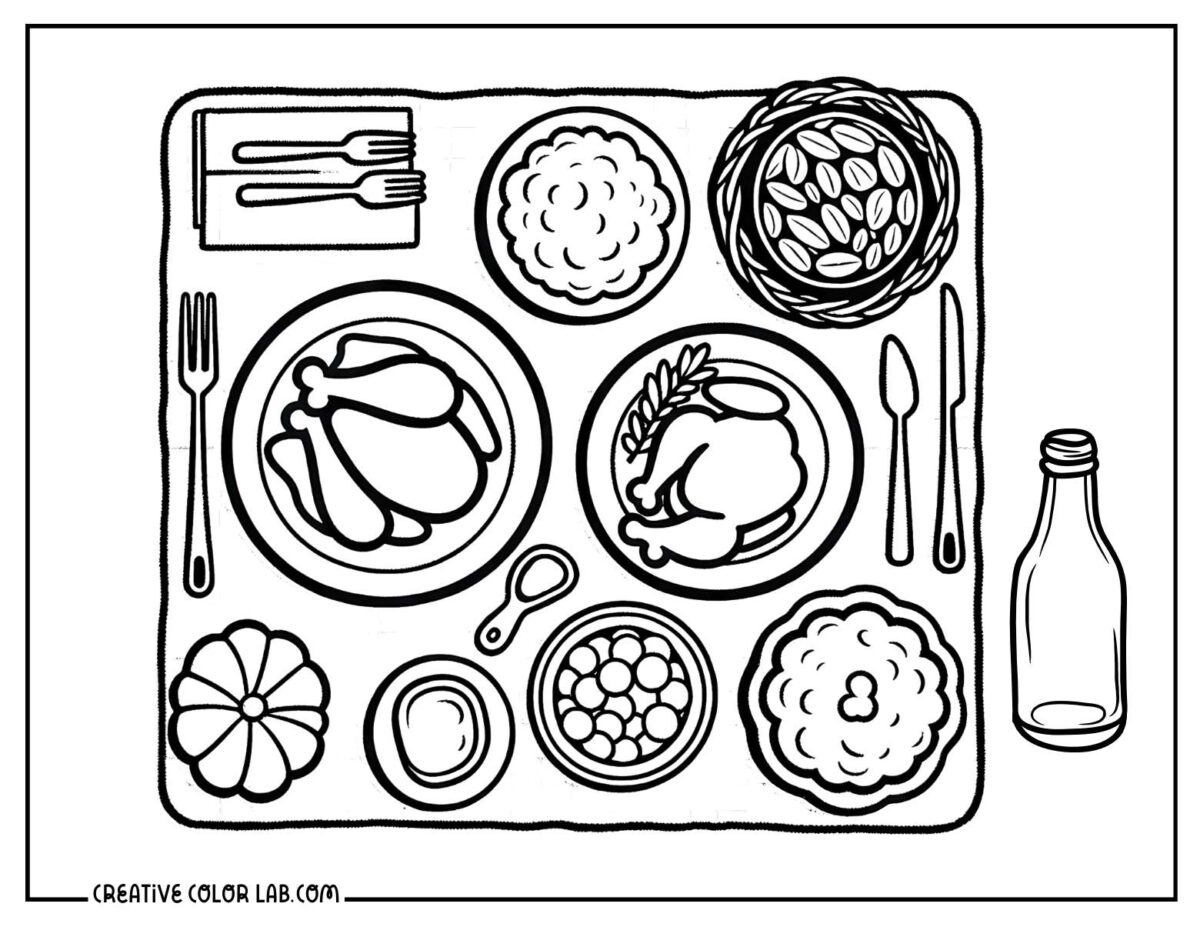 Free Thanksgiving Coloring Pages