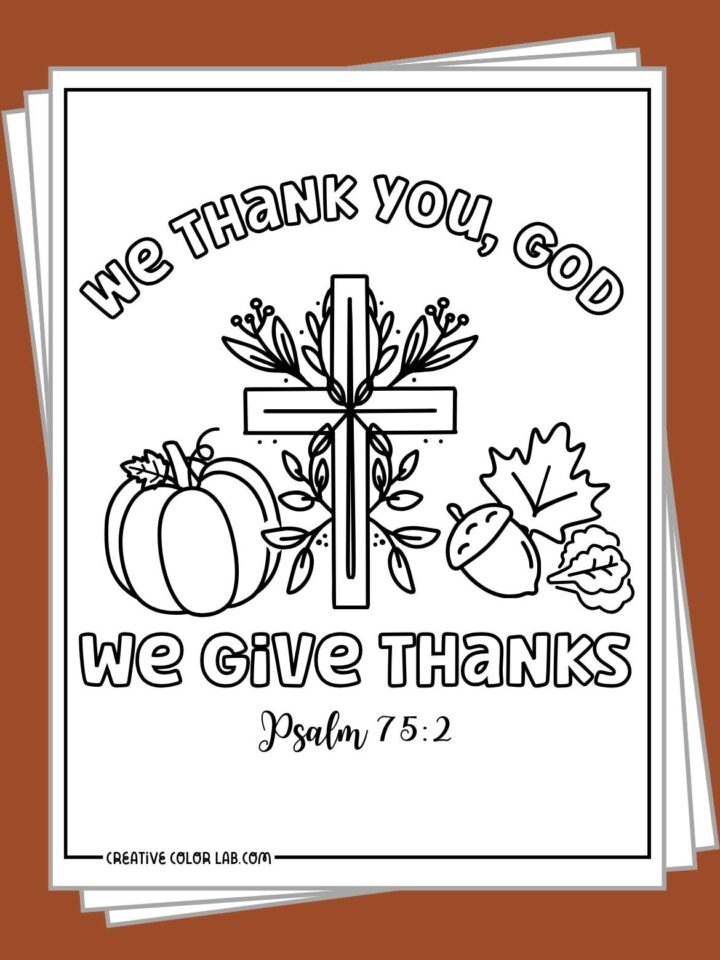 Thanksgiving Bookmarks to Color | Free PDF Printables