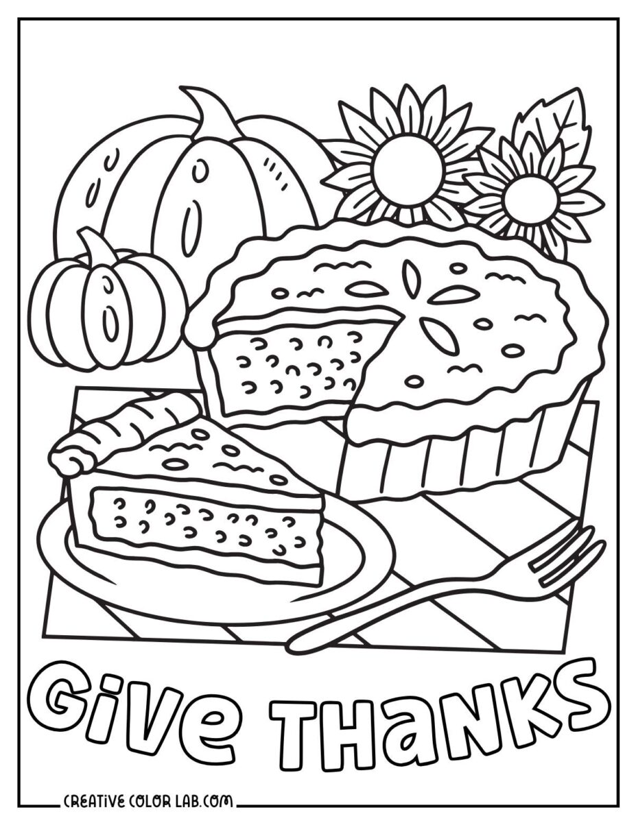 Free Thanksgiving Coloring Pages
