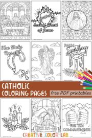 21 Catholic Coloring Page | Free PDF Printables