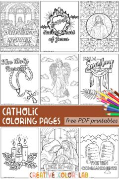 21 Catholic Coloring Page | Free PDF Printables
