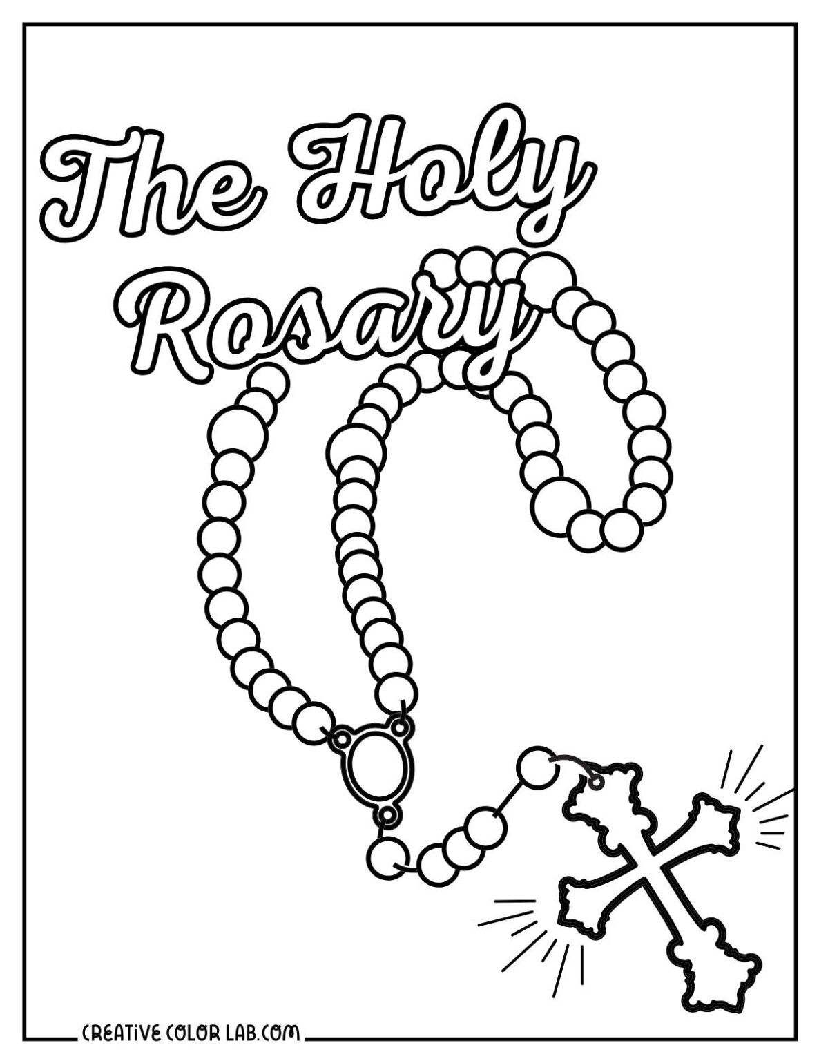 21 Catholic Coloring Page | Free PDF Printables