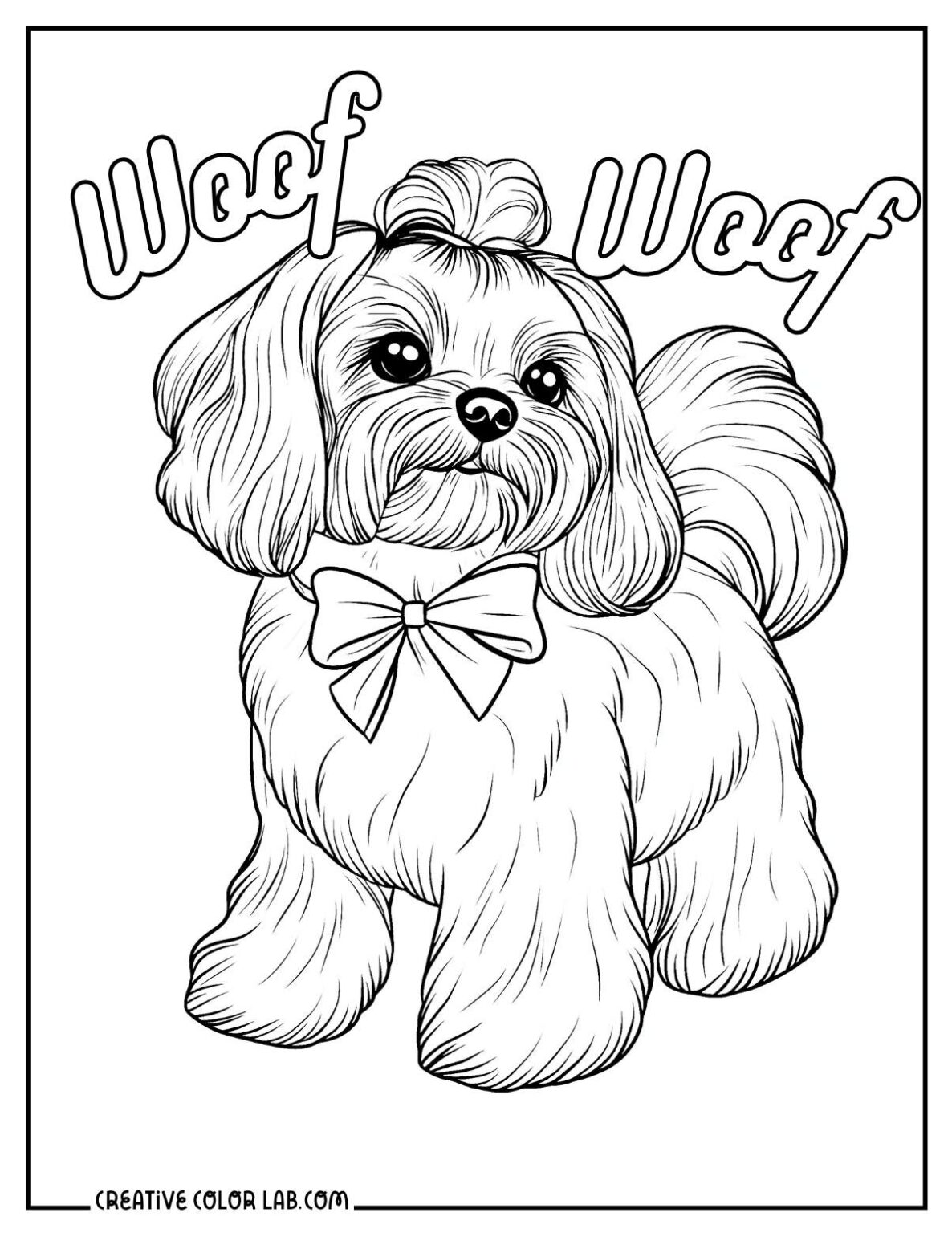 Printable Dog Coloring Pages | Free PDF Downloads