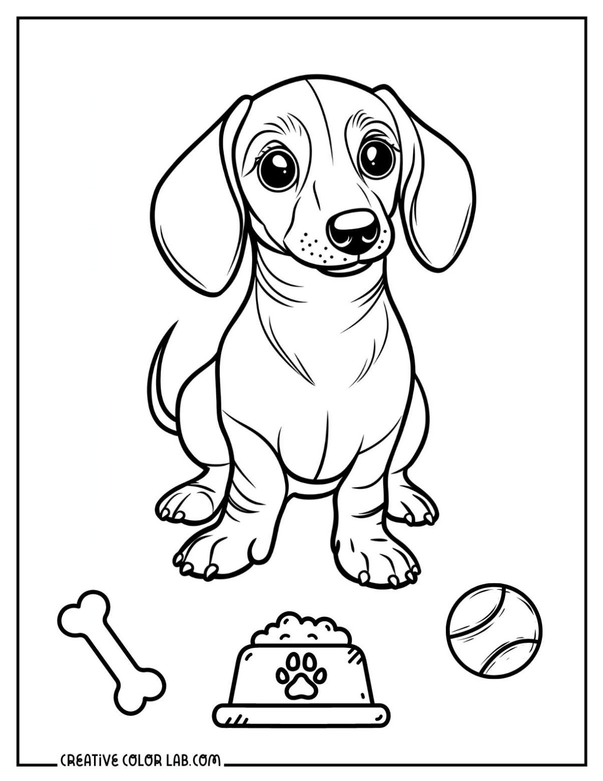 Printable Dog Coloring Pages | Free PDF Downloads