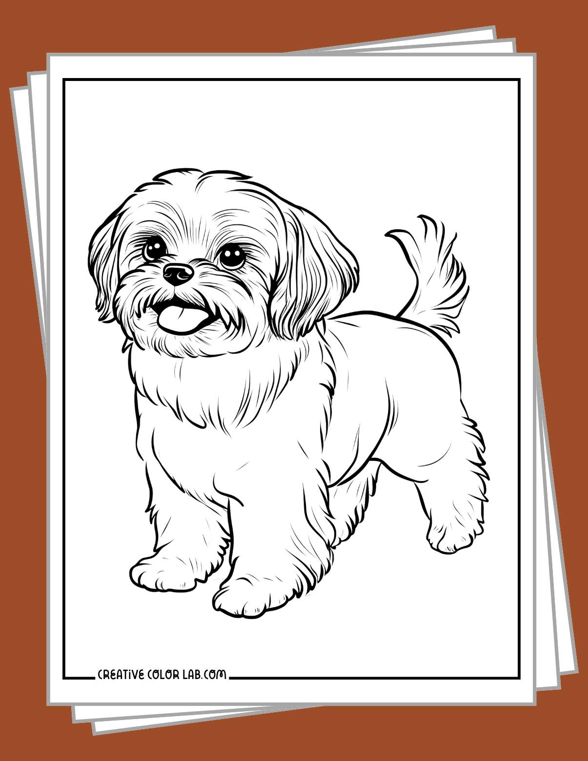 Printable Dog Coloring Pages | Free PDF Downloads