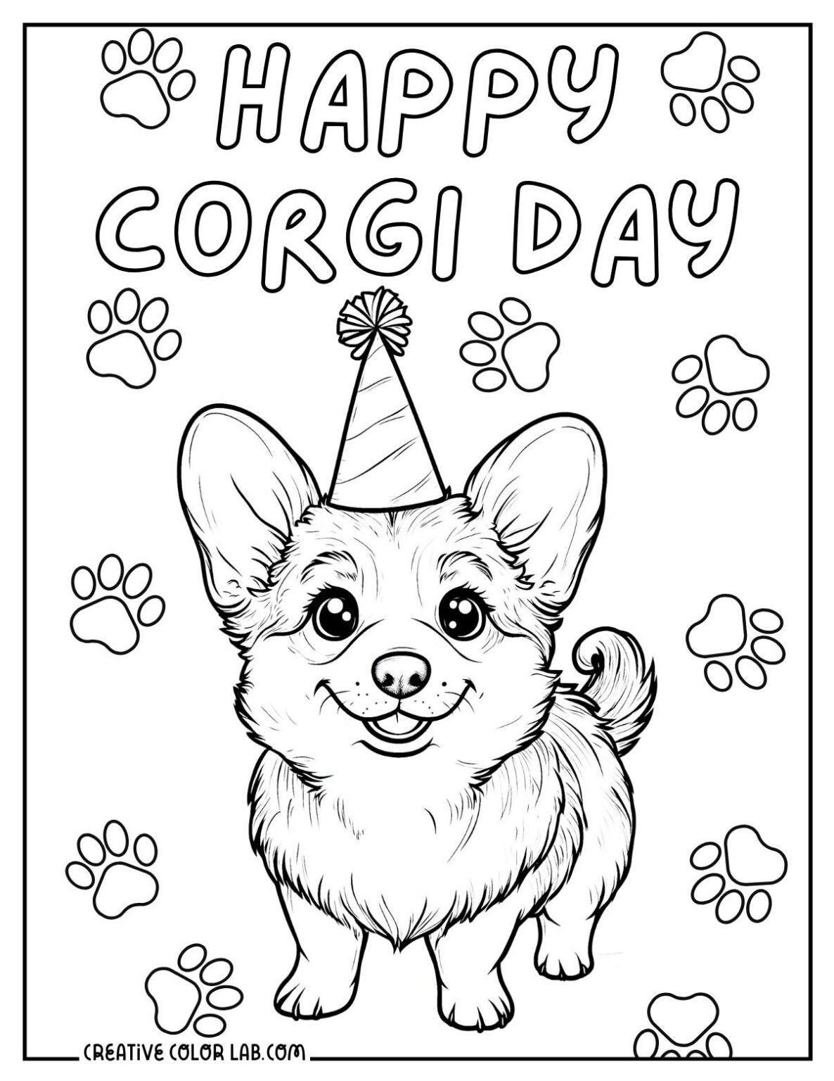 Printable Dog Coloring Pages | Free PDF Downloads