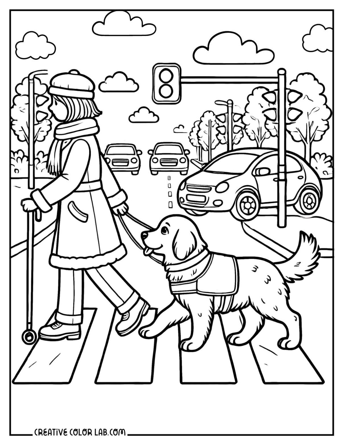 Printable Dog Coloring Pages | Free PDF Downloads
