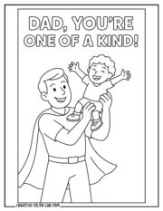 Father's Day Coloring Pages | Free PDF Printables