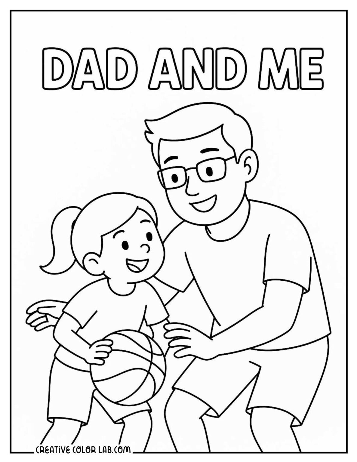 Father's Day Coloring Pages | Free PDF Printables