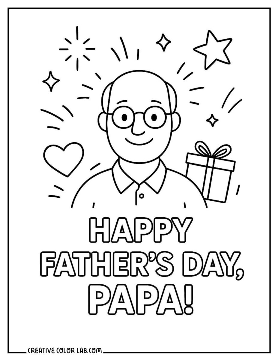 Father's Day Coloring Pages | Free PDF Printables