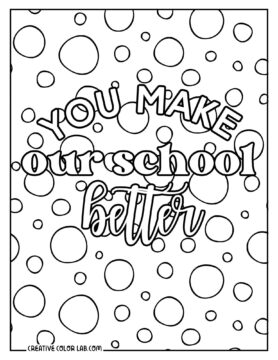 Teacher Appreciation Coloring Pages | Free PDF Printables