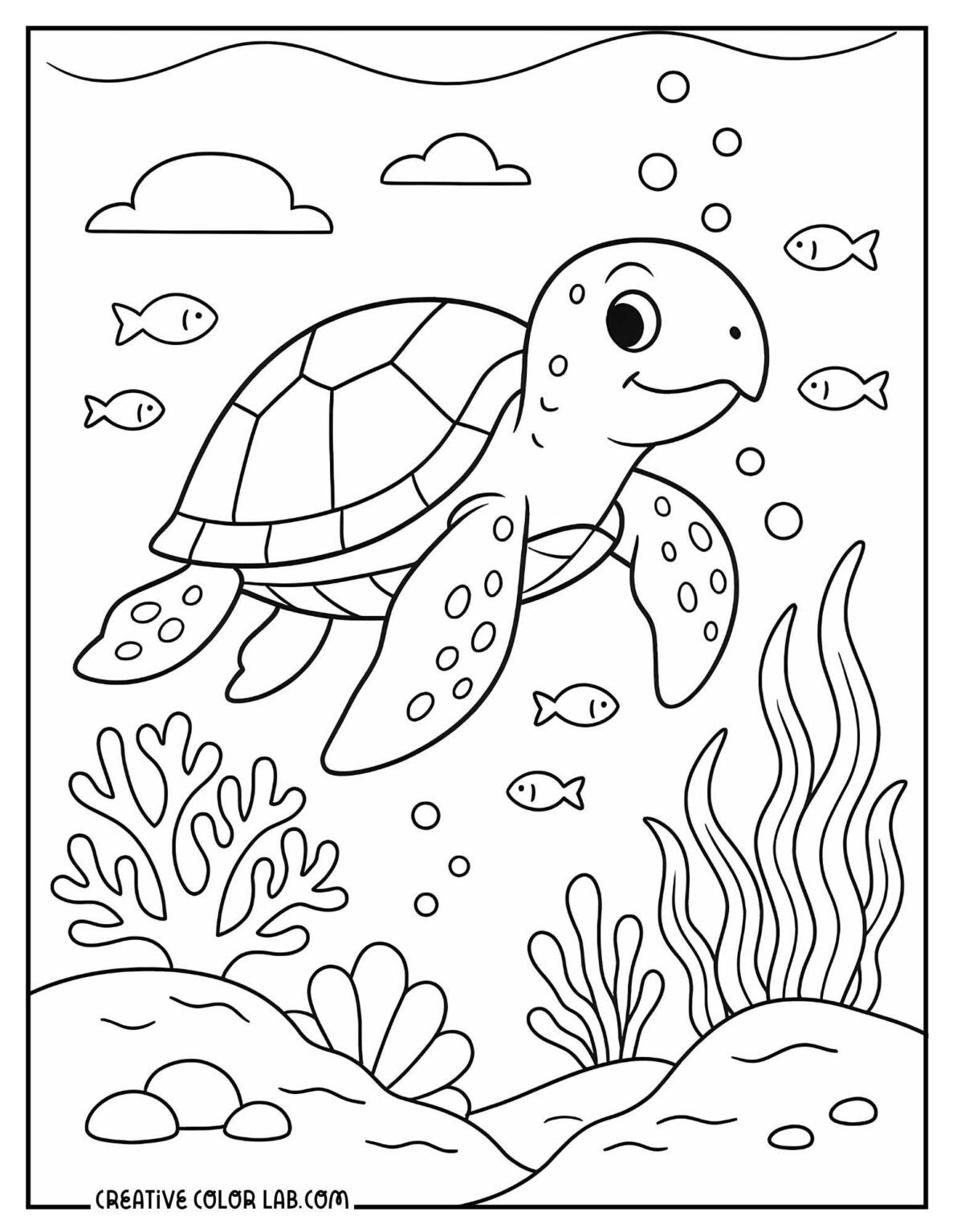 Ocean Coloring Pages | Free PDF Printables to Download
