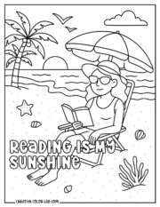 Printable Summer Coloring Pages | Free PDFs