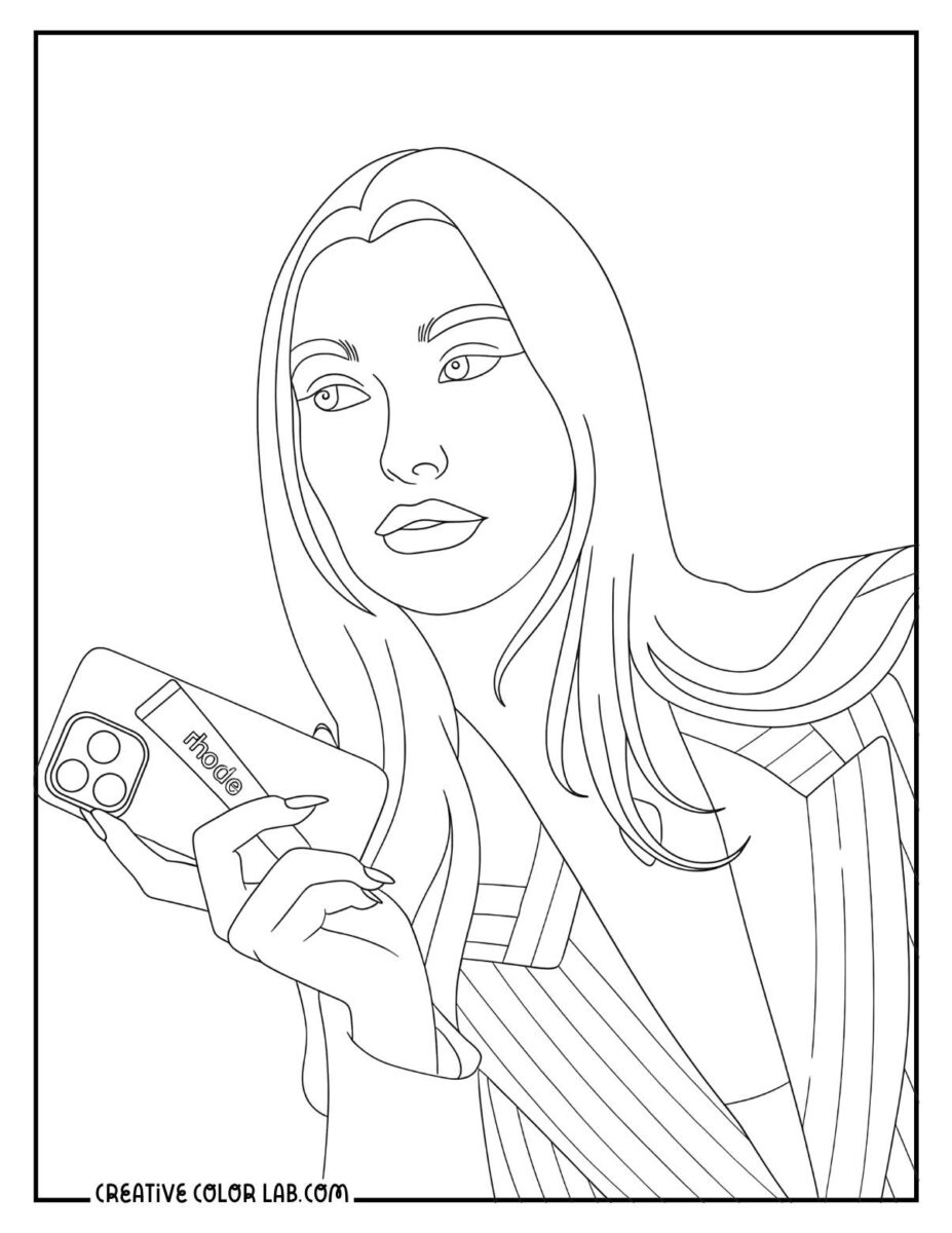 Downloadable Makeup Coloring Pages | Free PDFs