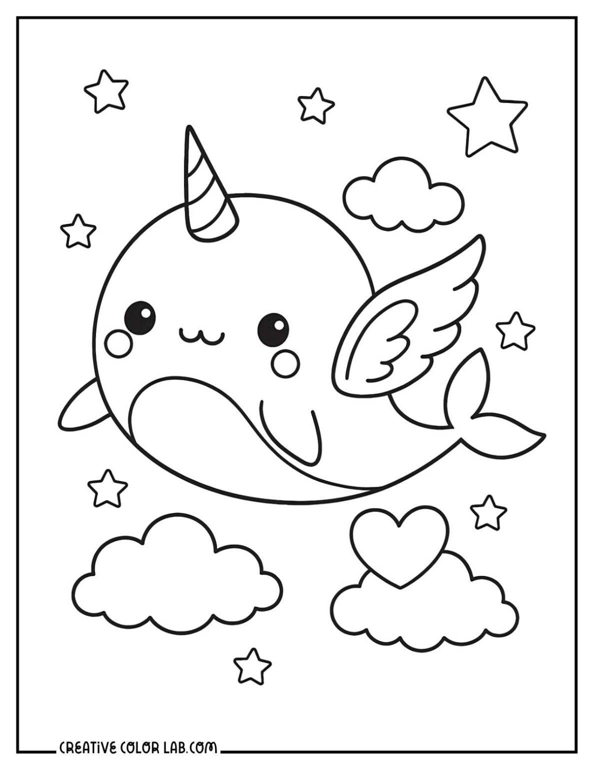 Downloadable Kawaii Coloring Pages | Free PDFs