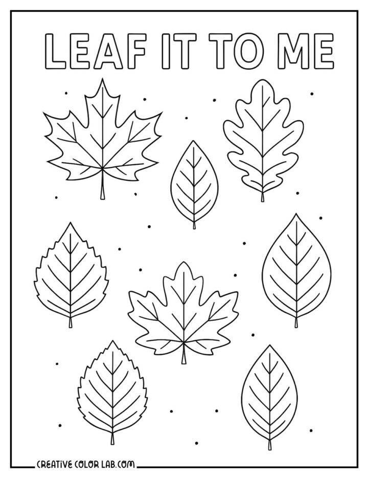 Fall Coloring Pages to Download and Print