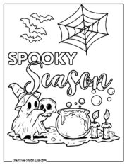 October Coloring Pages for Fall