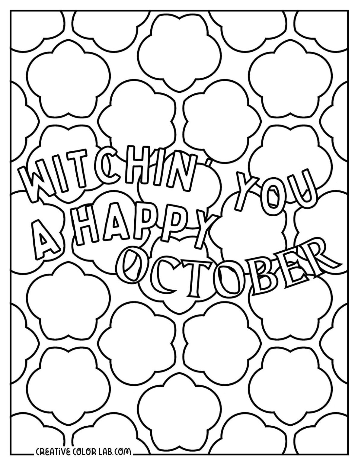 October Coloring Pages for Fall
