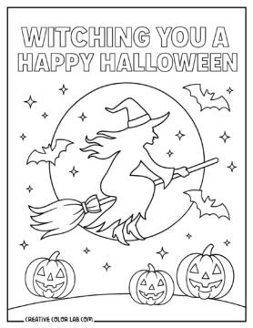 Collection of Chilling Halloween Coloring Pages
