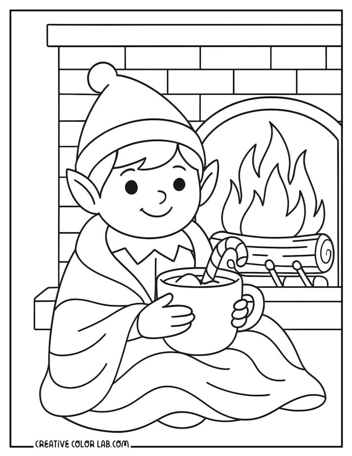 Elves Coloring Pages | Free Printables